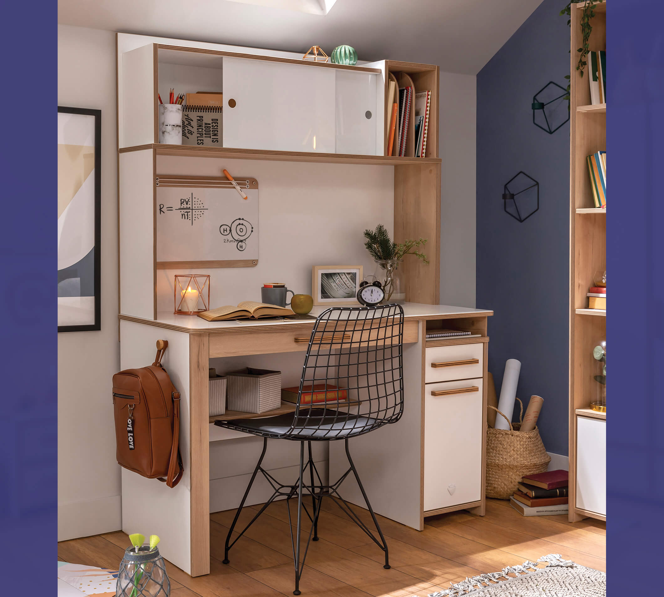 MODERA study table with shelving unit – Cilek KSA